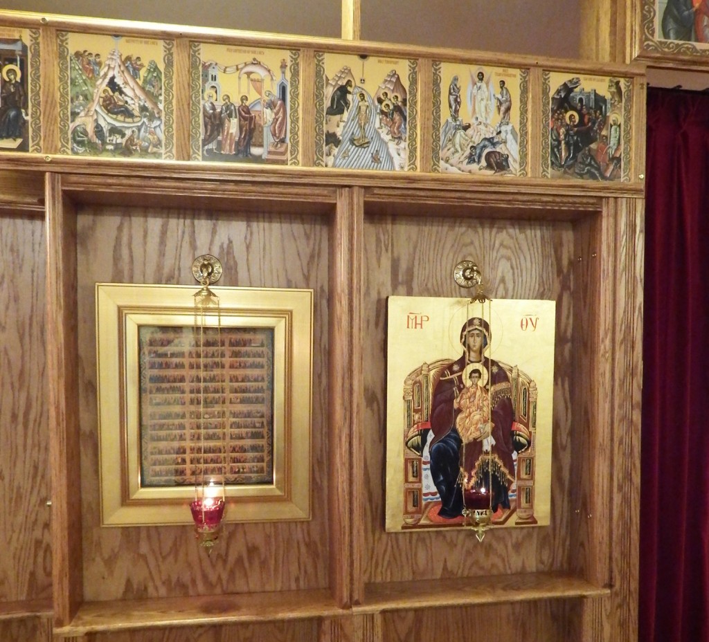 New Icon Screen - All Saints - Russian Orthodox Church Las Vegas