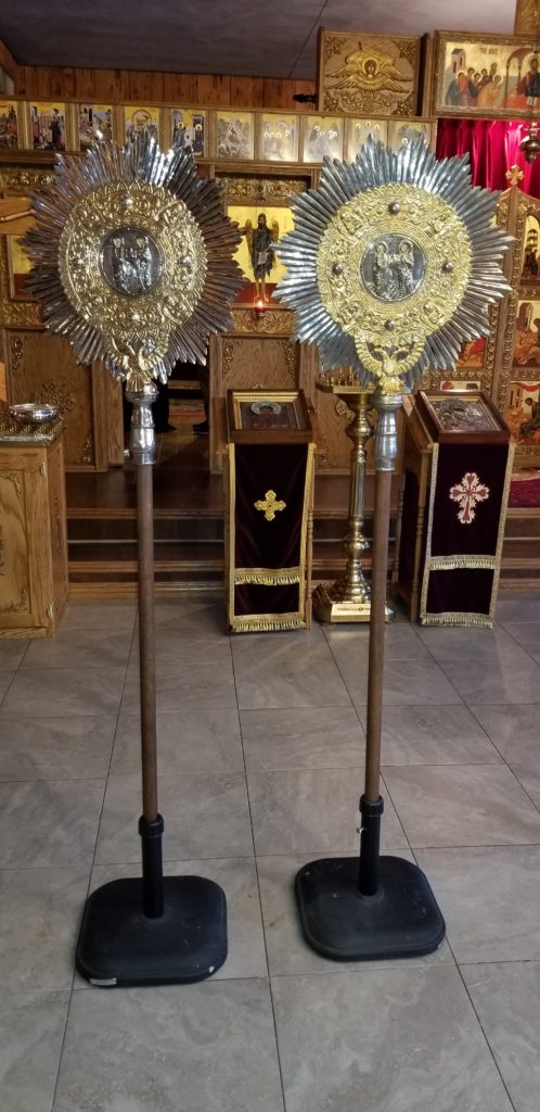 Plating of Fans - All Saints - Russian Orthodox Church Las Vegas