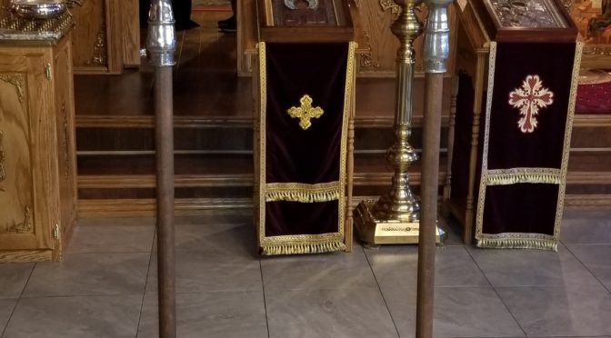 Plating of Fans - All Saints - Russian Orthodox Church Las Vegas